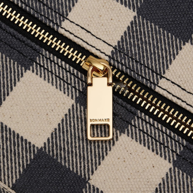 Neon Pink Canvas Tote Bag - Large Carry-all | Bag Bon Maxie - BON MAXIE