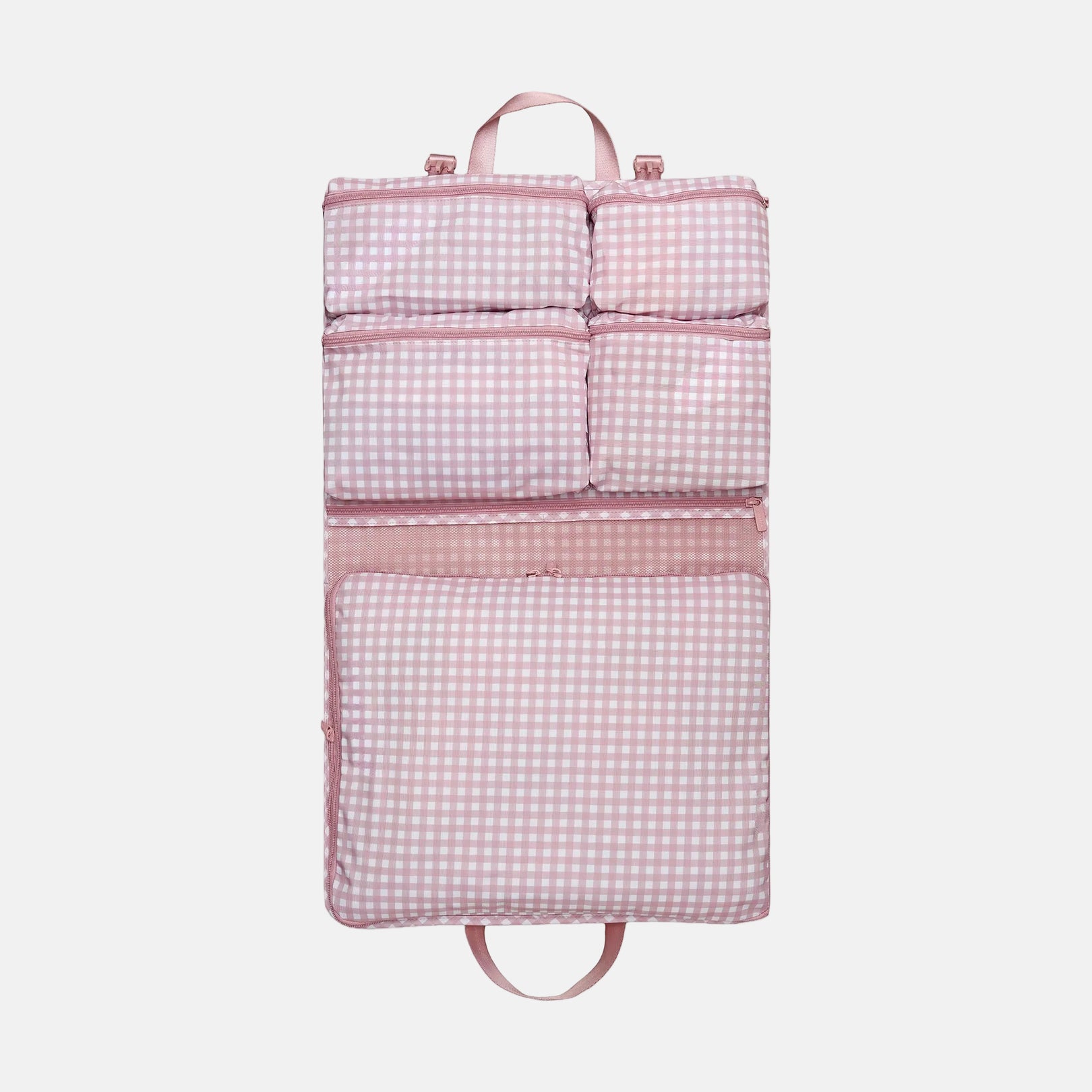Hanging Compression Packing Cube - Milk Tea Gingham – BON MAXIE