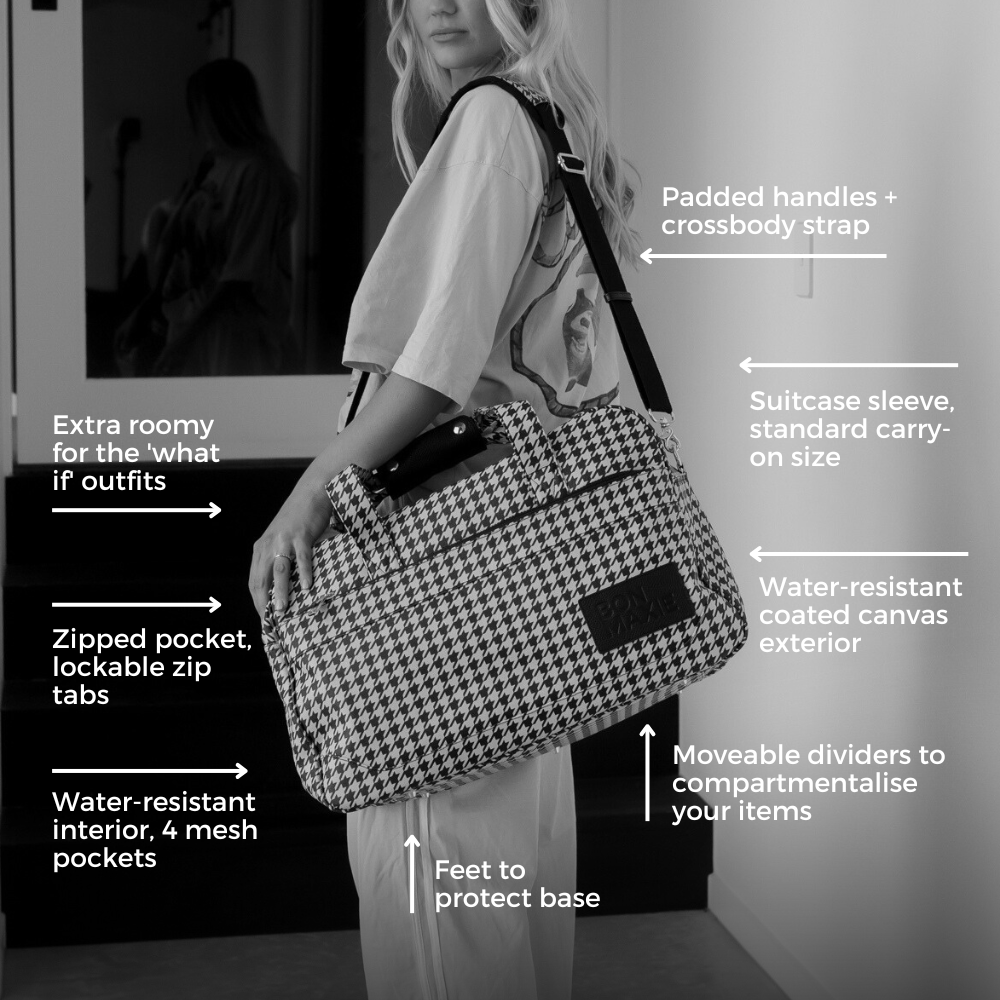 Bon Voyage Weekender - Milk Tea – BON MAXIE