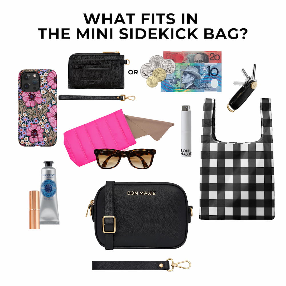 Mini Sidekick Wallet Crossbody Bag - Tan - BON MAXIE